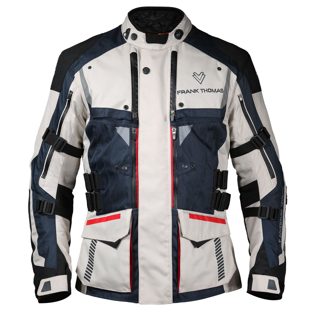 Frank Thomas Adventure Jacket - Sand/Grey/Navy/Black - FREE Delivery ...