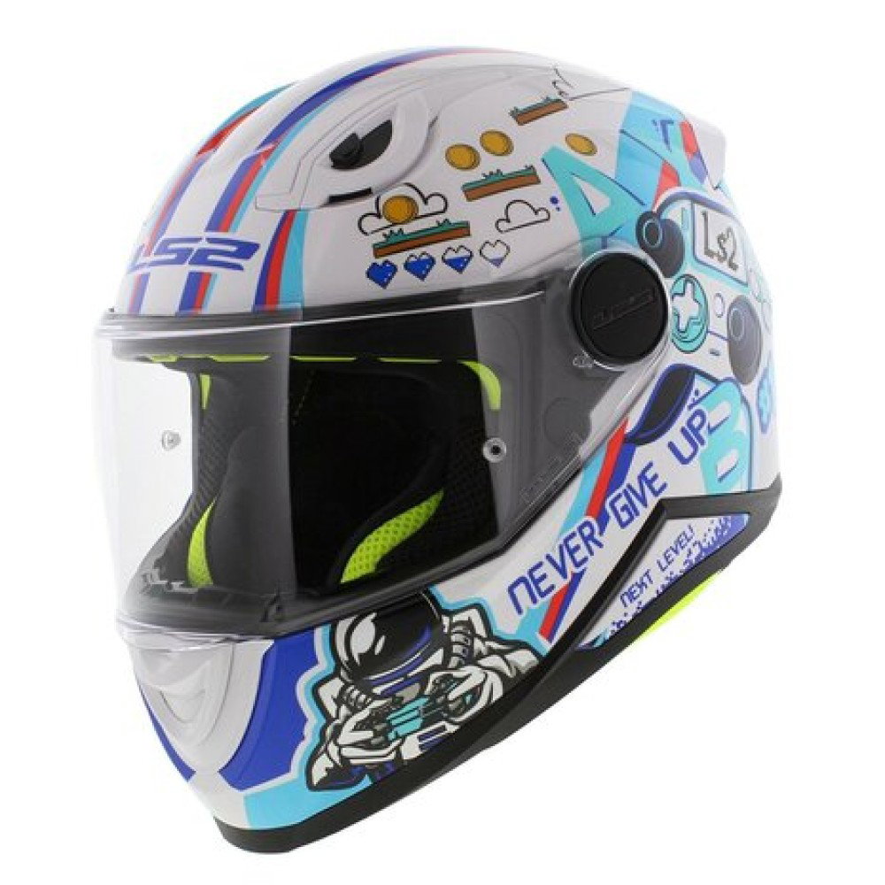 LS2 FF812 Kid Helmet - Next Level White - FREE Delivery | J&S Accessories