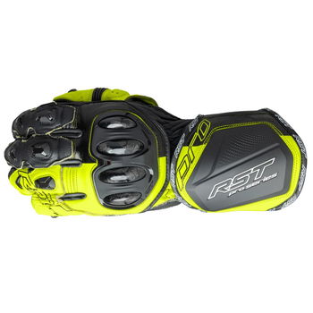 RST Pro Series GP D3O Gloves Black Flo Yellow | J&S Accessories