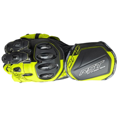 RST Pro Series GP D3O Gloves Black Flo Yellow | J&S Accessories