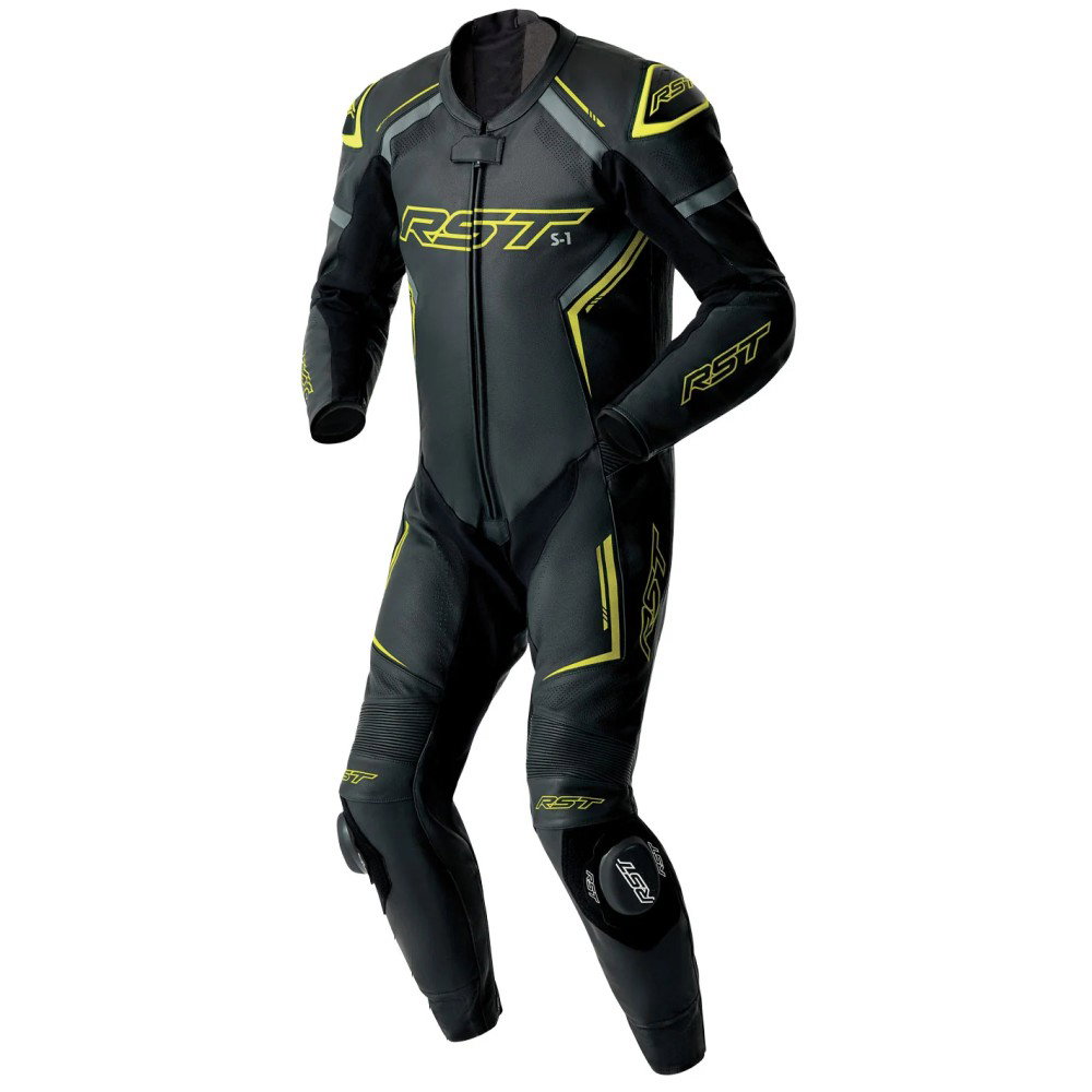 RST S1 D3O Suit Black Grey Flo Yellow | J&S Accessories