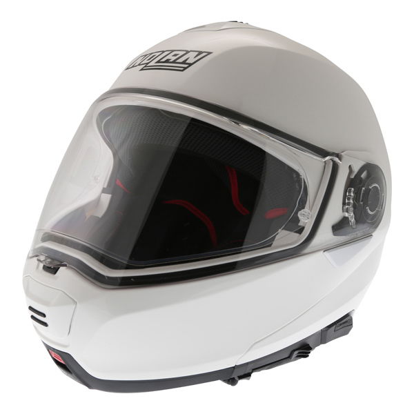 Nolan N100-5 N-Com Helmet - Classic White - FREE Delivery | J&S Accessories