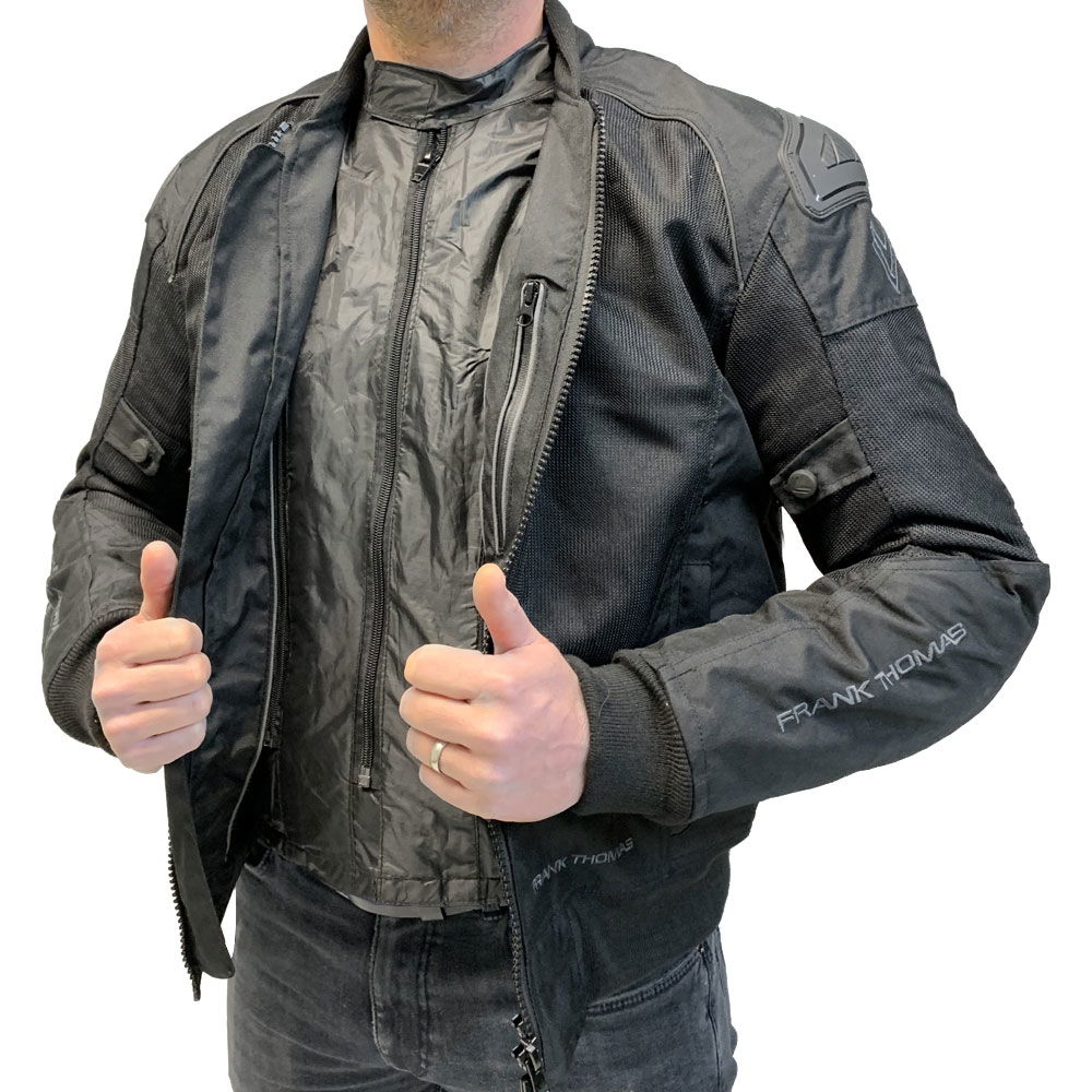 Frank Thomas Air Breeze Jacket - Black - Next Working Day Delivery ...