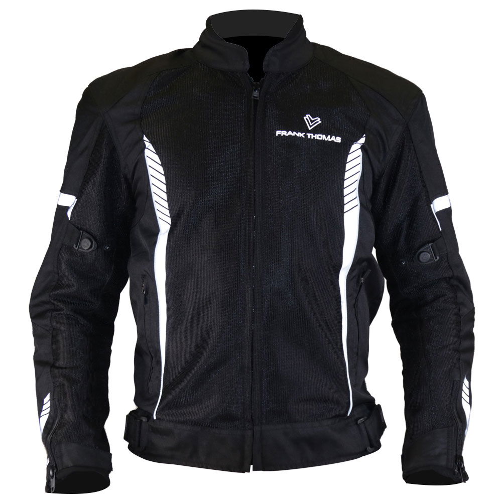 Frank Thomas Atacama Mesh Jacket - Black/Silver - Next Working Day ...