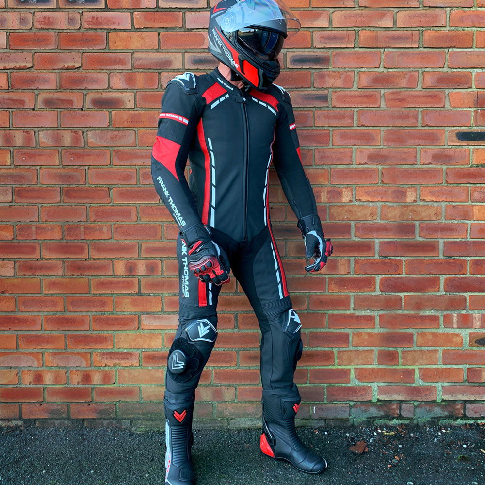 Frank Thomas Dynamic 2 One Piece Suit - Black/Red - FREE Delivery ...