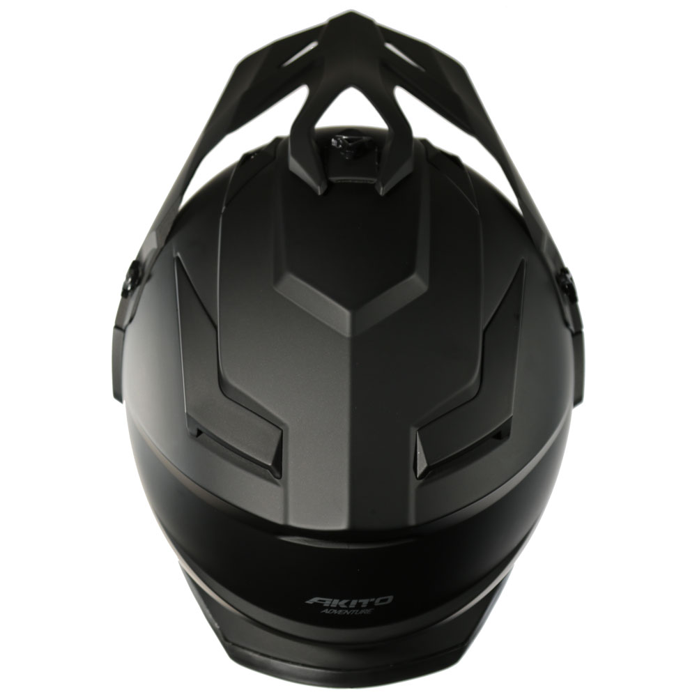 Akito Adventure Helmet - Satin Black - Next Working Day Delivery | J&S ...