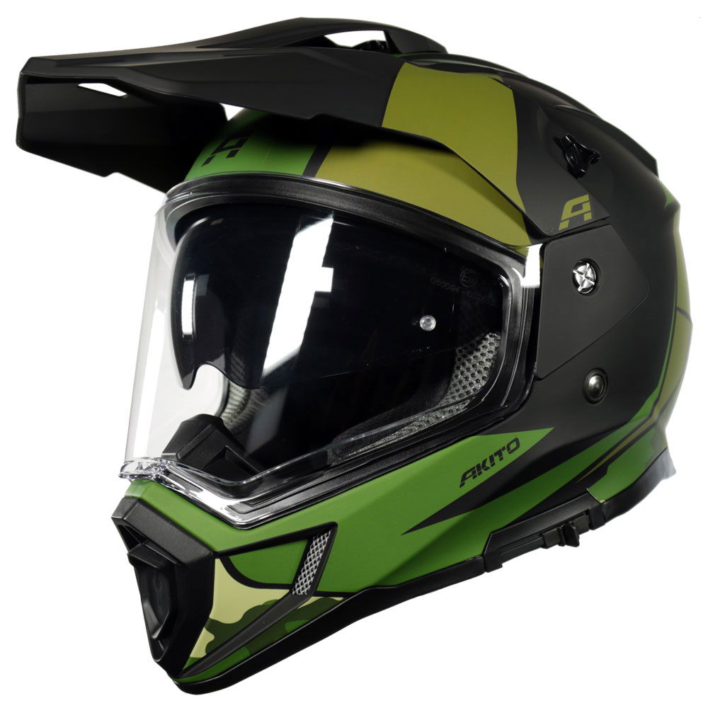 Akito Adventure Helmet - Matt Camo - Next Working Day Delivery | J&S ...