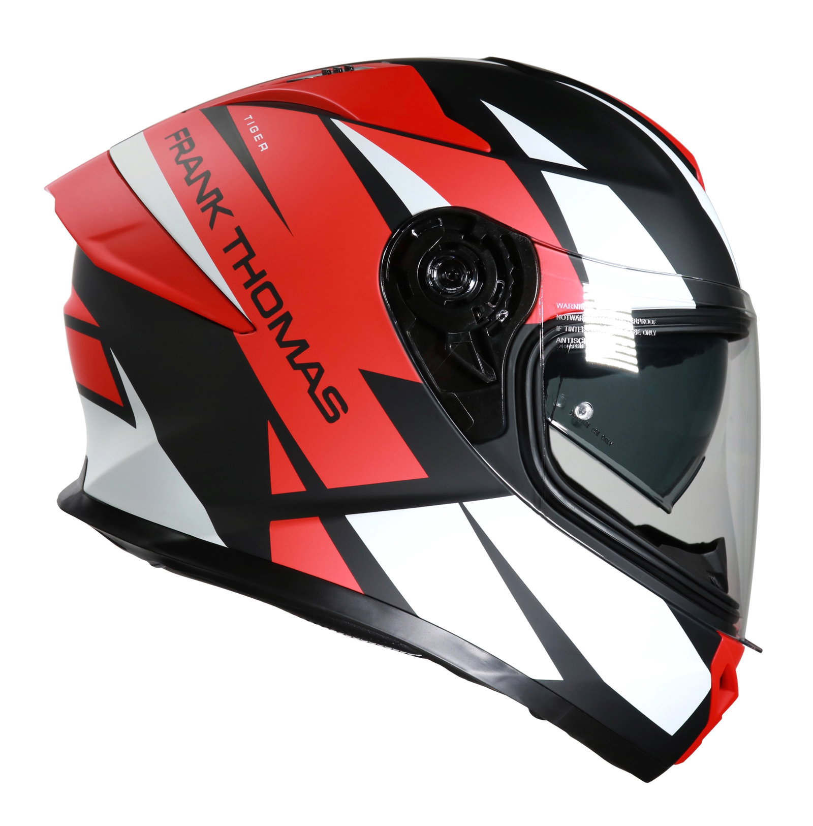 Frank Thomas FT62 SV Tiger Helmet - Matt Black/Red/White - Next Working ...