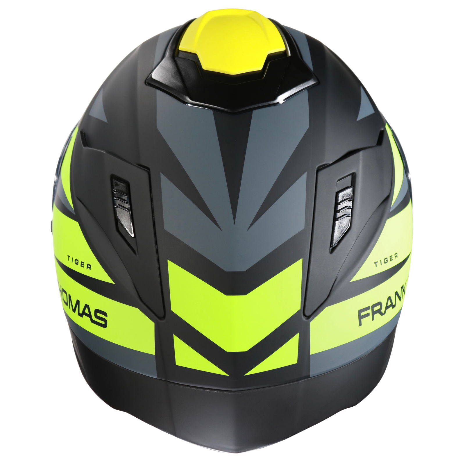 Frank Thomas FT62 SV Tiger Helmet - Matt Black/Yellow/Grey - Next ...