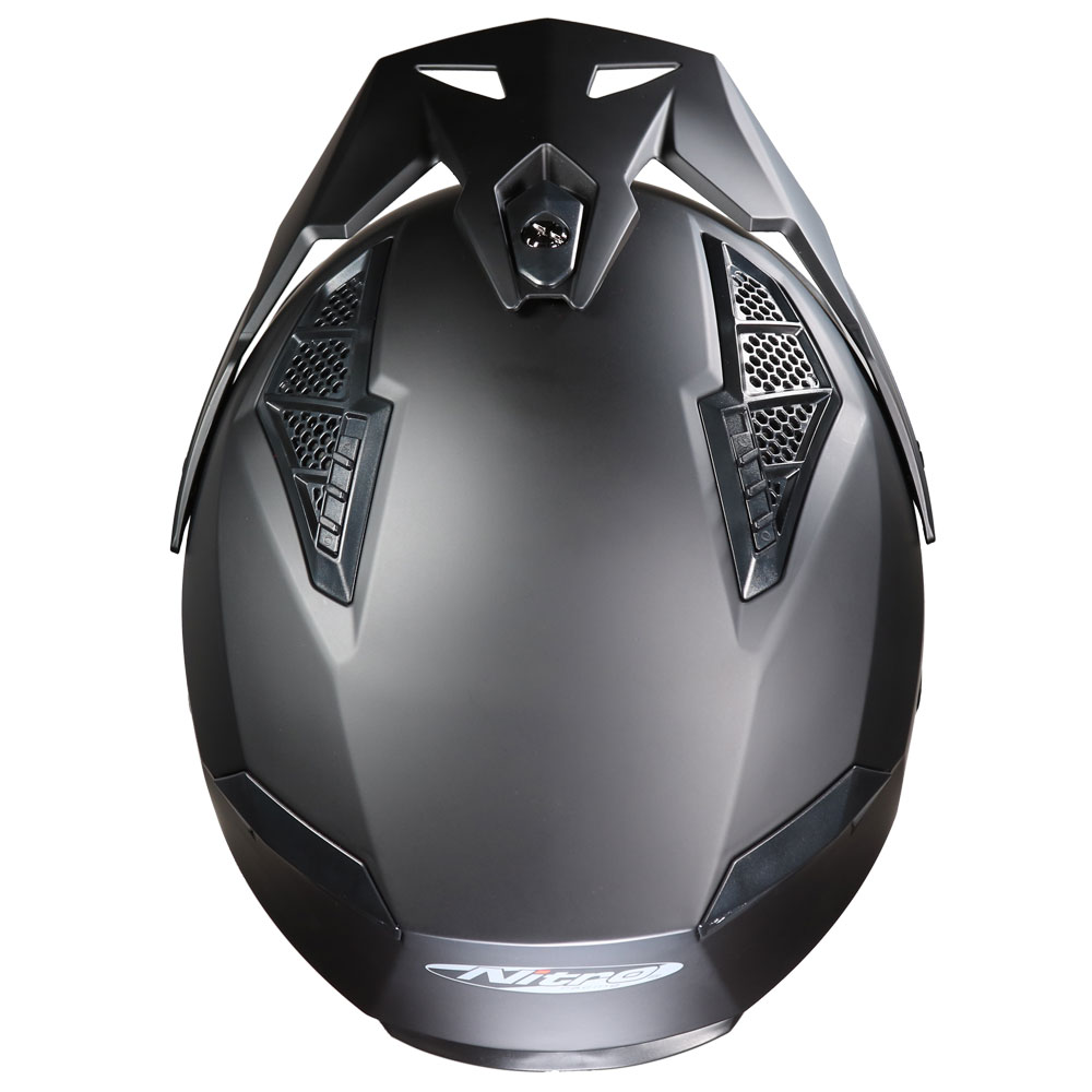 Nitro NZ302 Fighter Helmet Satin Black | J&S Accessories