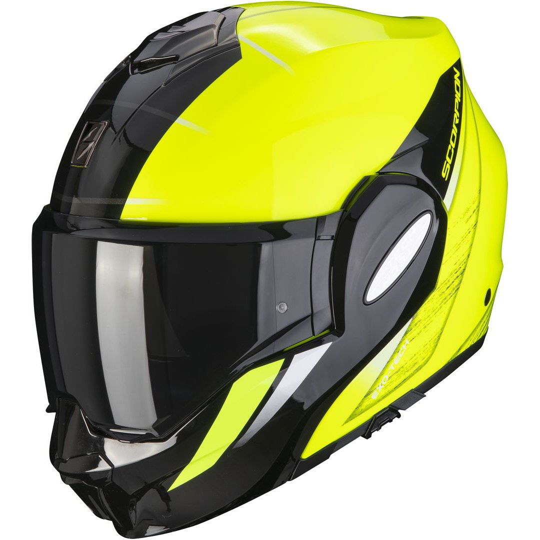 Scorpion EXO-Tech Evo Primus Helmet - Yellow/Black - FREE Delivery | J ...