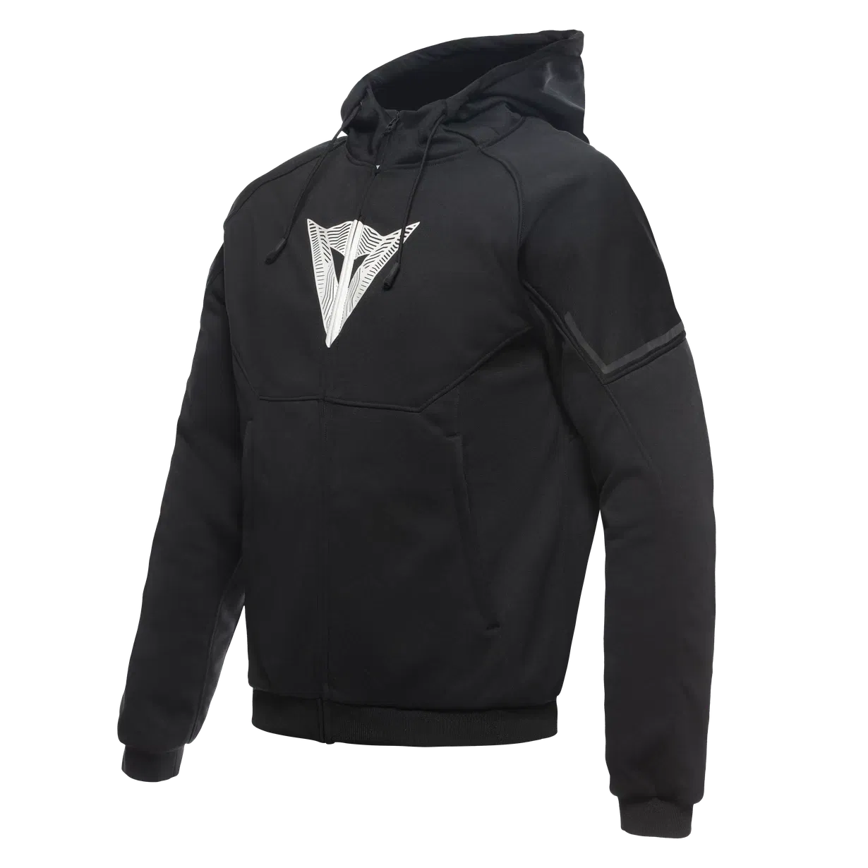 Dainese Daemon-X Safety Hoodie Black White | J&S Accessories